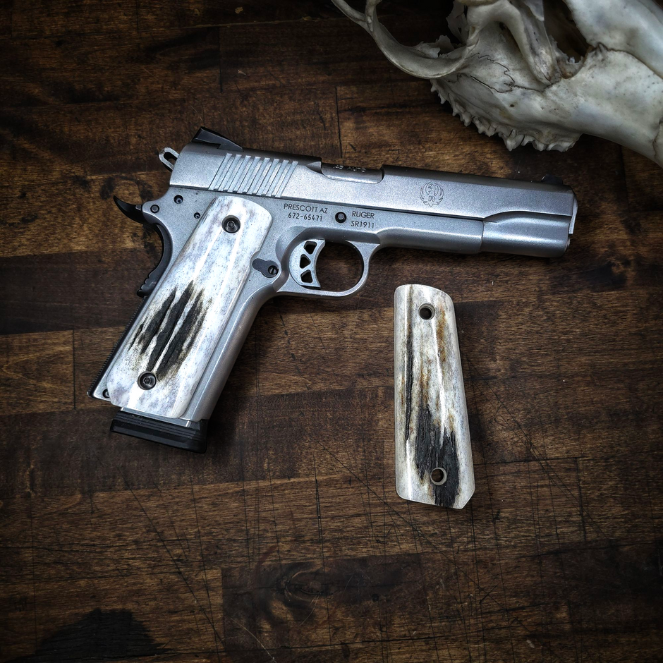 1911 Stag Grips – Haymaker customs